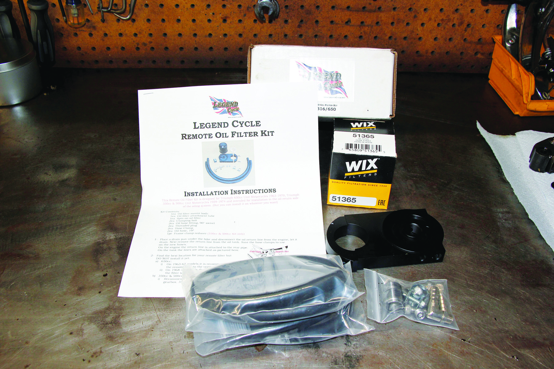 Adding a Remote Oil Filter Kit - Motorcycle Classics